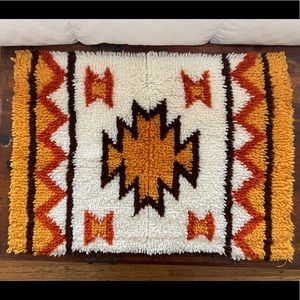Wall Decor | Vintage Tapestry Aztec Fringe Rug | Poshmark